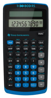 TEXAS INSTRUMENTS Calculatrice scolaire TI-30 eco RS - Achat/Vente ...