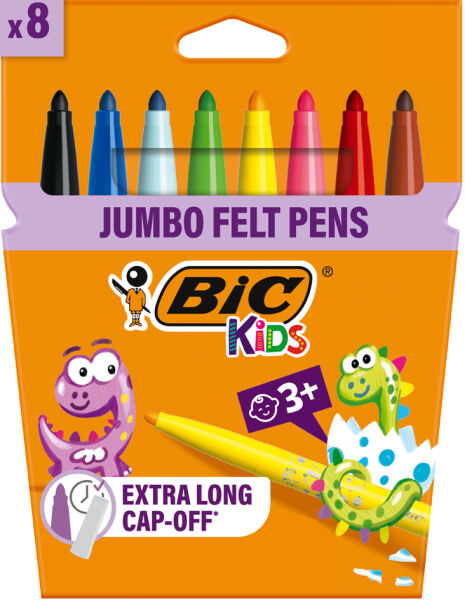 BIC KIDS Feutre Visacolor XL ecolutions, étui en carton de 8 - Achat ...