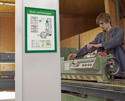 DURABLE Cadre d'affichage magnétique DURAFRAME, A4, rouge - Achat/Vente ...