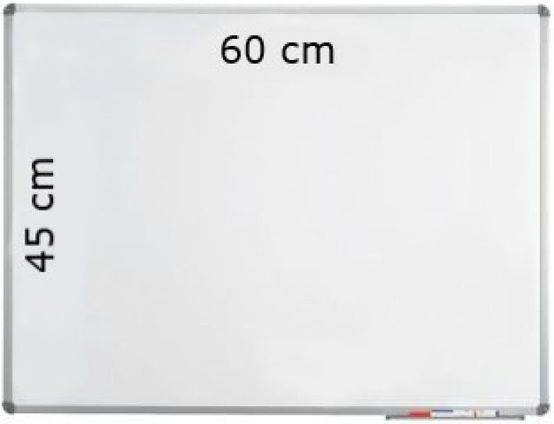Tableau velleda Blanc Magnétique 60 cm x 45 cm - Maul