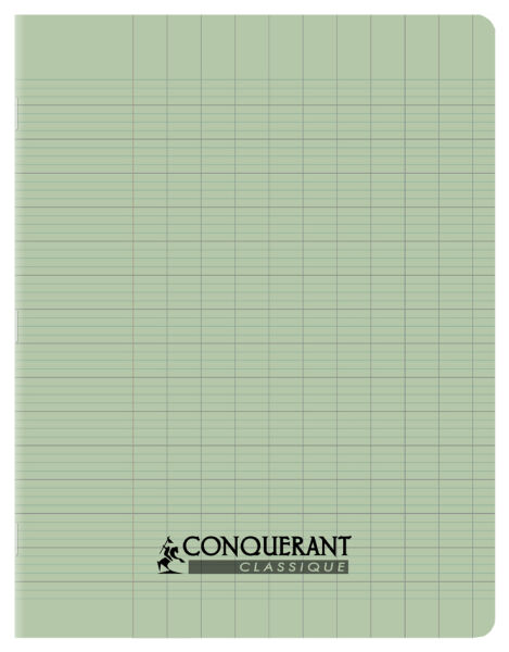 Cahier Rouge - 17x22cm - Grands Carreaux - 48 pages