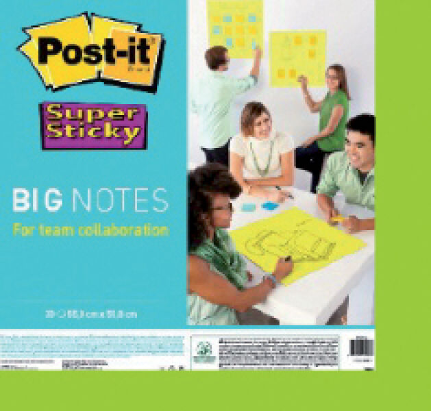 Post-it Grandes notes adhésives Super Sticky, 279 x 279 mm - Achat ...